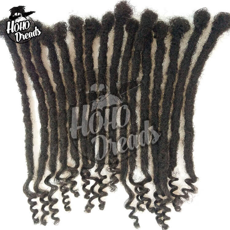 Natural Dreads With Curly Ends |Best Locs Vendor |HohoDreads