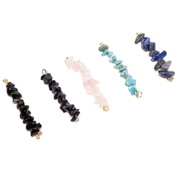 Stylish Dreadlock Jewelry Crystal Chain Set