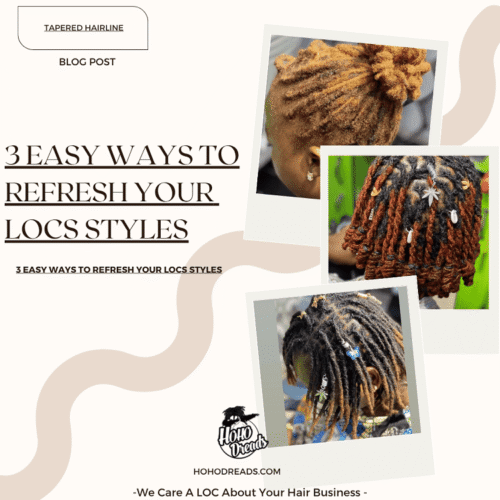 3 Easy Ways To Refresh Your Locs Styles | Hohodreads